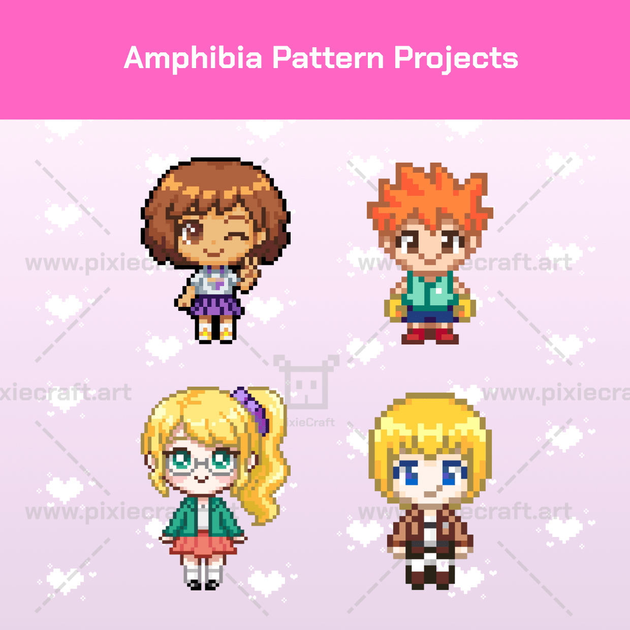 Amphibia Pattern Projects – PixieCraft