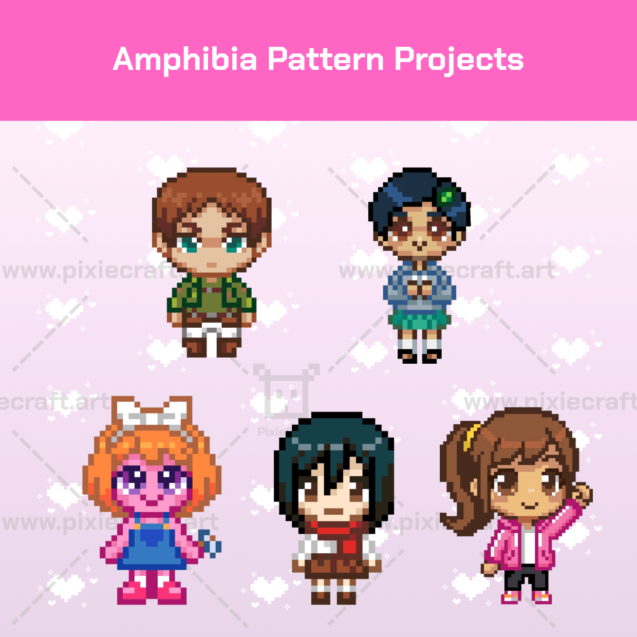 Amphibia Pattern Projects – PixieCraft