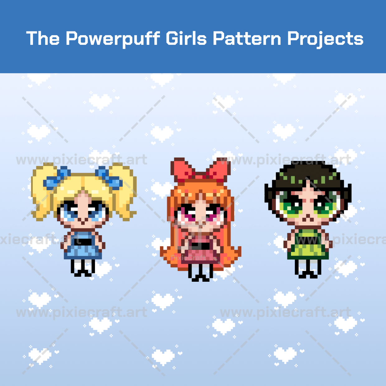 The Powerpuff Girls Pattern Projects – PixieCraft