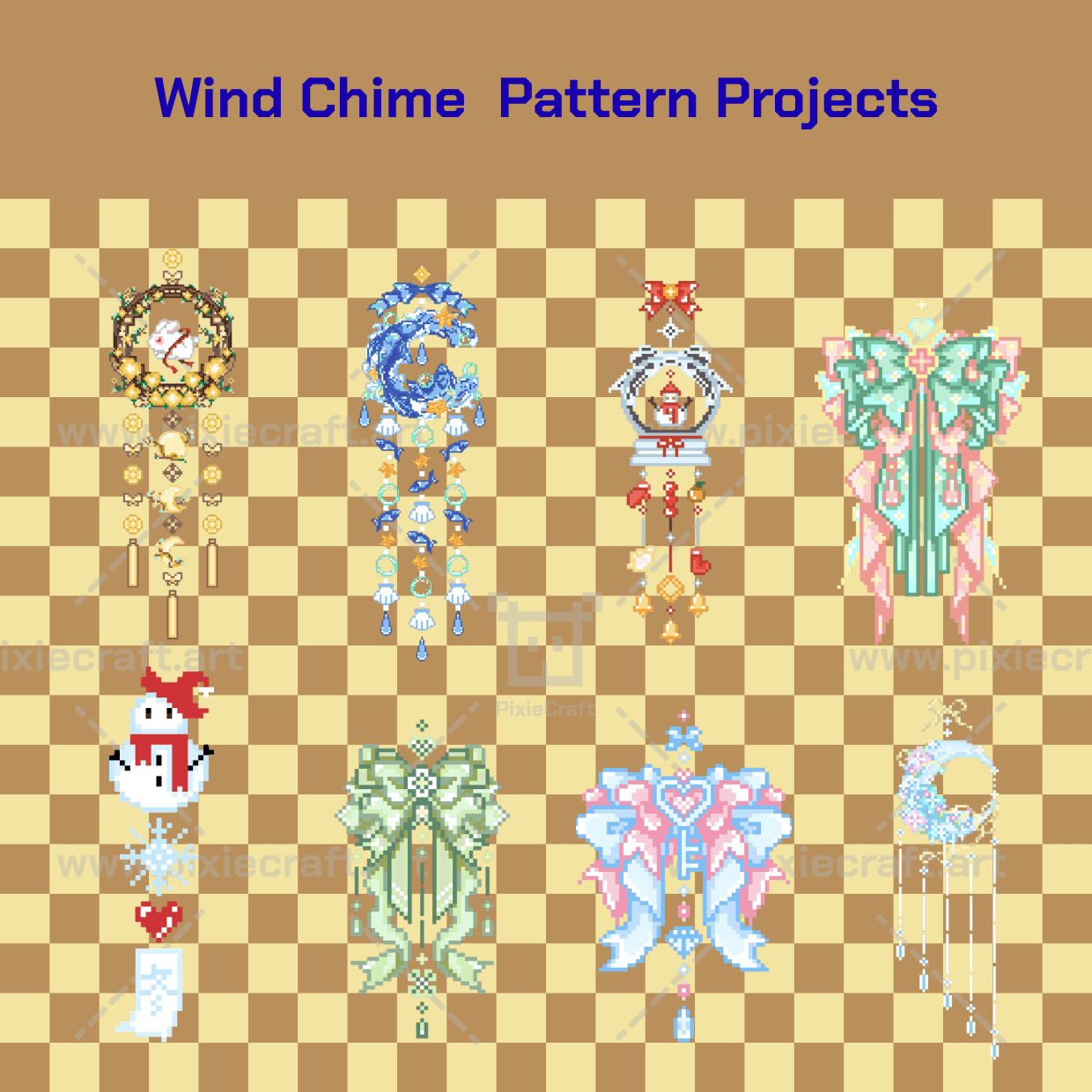 Wind Chime Pattern Projects – PixieCraft