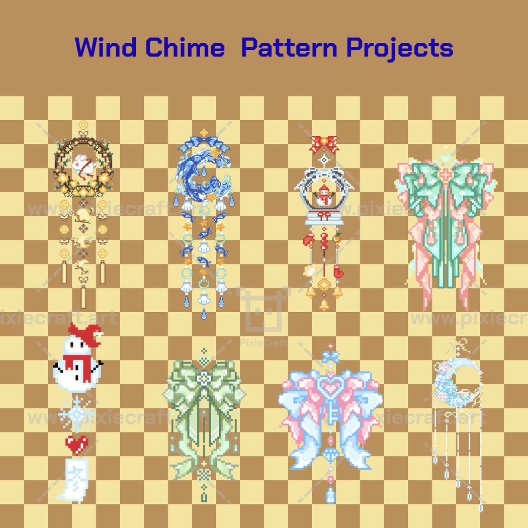 Wind Chime Pattern Projects – PixieCraft