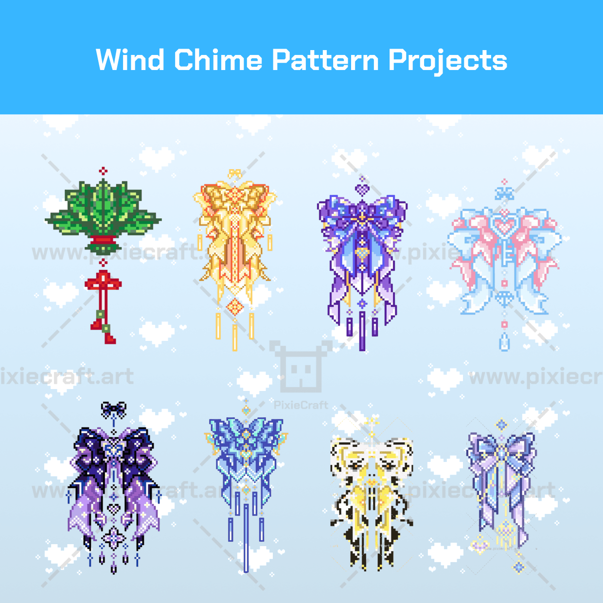 Wind Chime Pattern Projects – PixieCraft