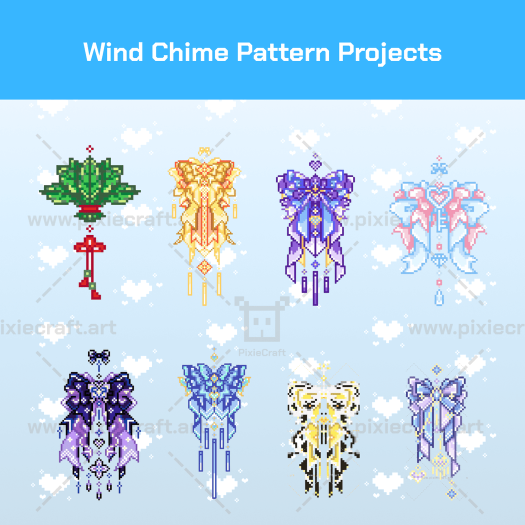 Wind Chime Pattern Projects – PixieCraft