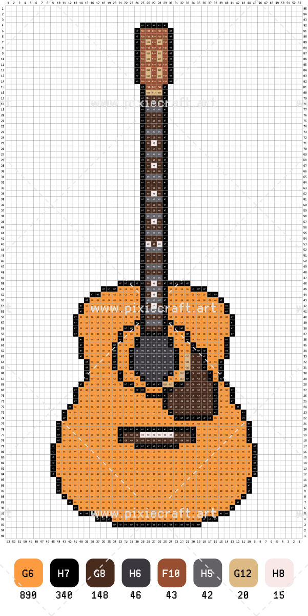 Guitar Pattern Projects – PixieCraft